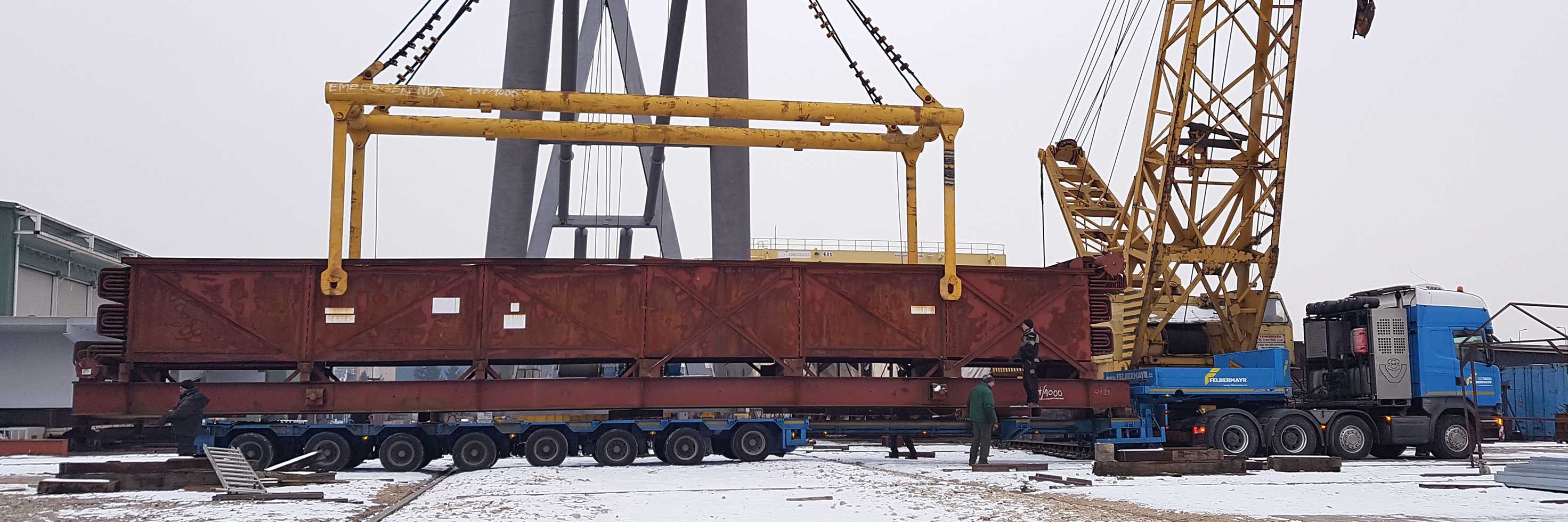 Trimodal heavy transport for "power plant relocation" | FELBERMAYR