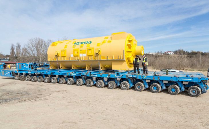 Trimodal transport for Polish power station | FELBERMAYR